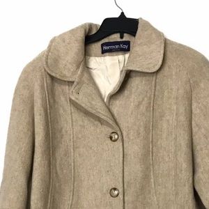 Herman Kay | Jackets & Coats | Vintage Herman Kay Womens A Line Wool ...